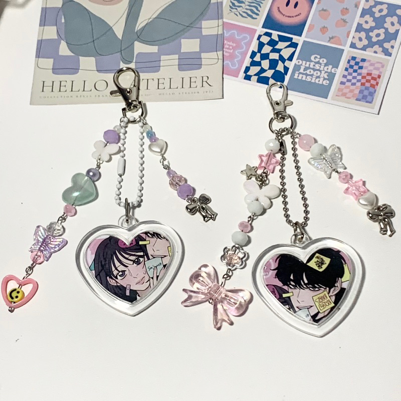 Jual keychain keyring custom kpop anime webtoon ganci | Shopee Indonesia