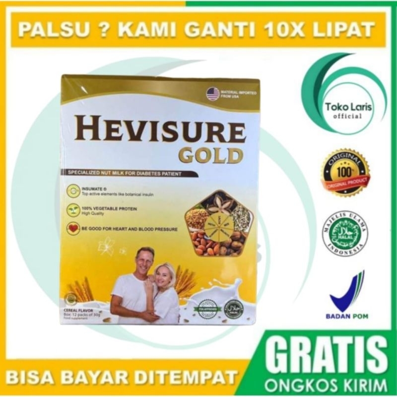 Jual HEVISURE GOLD PLUS MILK SUSU OBAT DIABETES & KENCING MANIS INSULIN ...