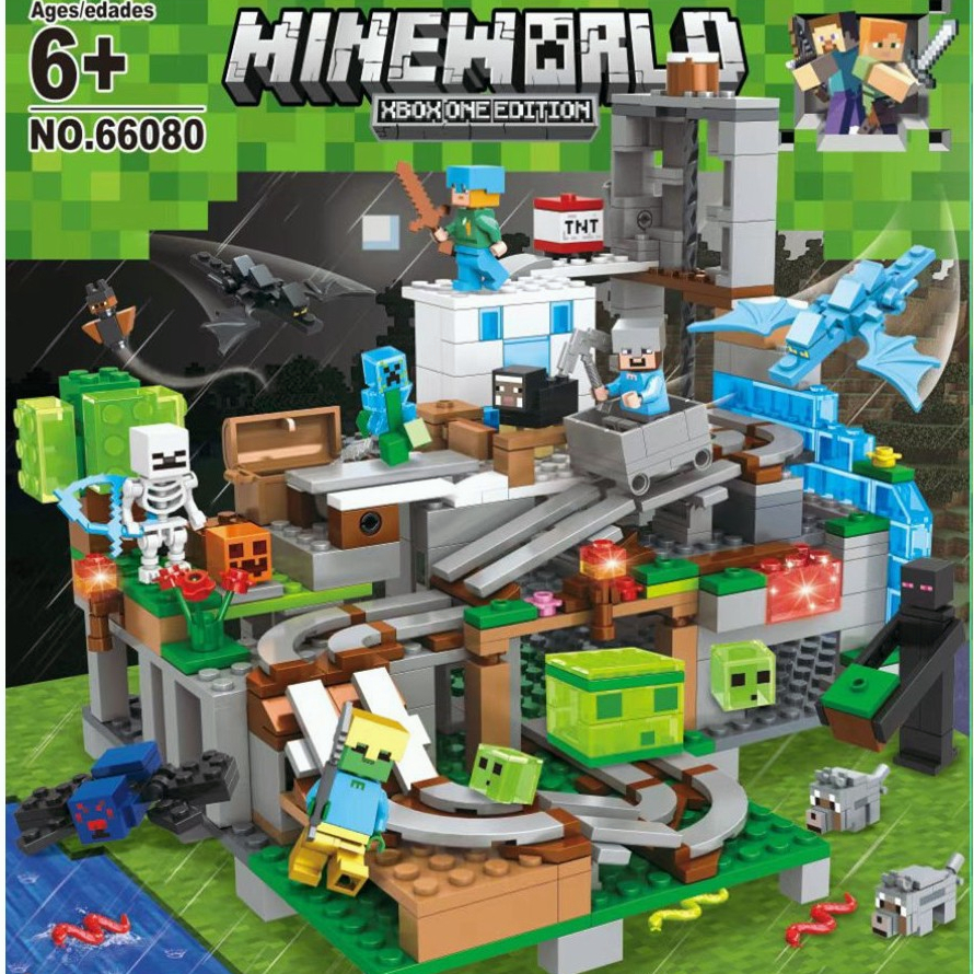 Jual Leago Edukasi Mainan Block My World Building Blocks Farm Jungle ...