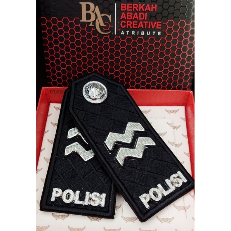Jual Pangkat Pdu Polisi Aiptu Kain Bordir Exclusive | Shopee Indonesia