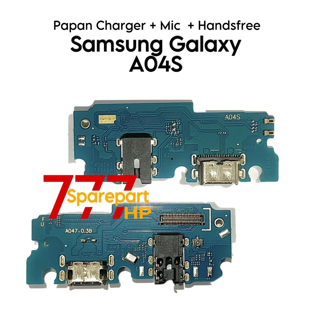 Jual Papan PCB Konektor Charger + Mik + Handsfree Samsung Galaxy A04S / A047 / A047F - Flexible ...