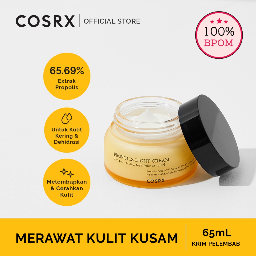 Jual COSRX Full Fit Propolis Light Cream, Size - 65 ml | Shopee Indonesia