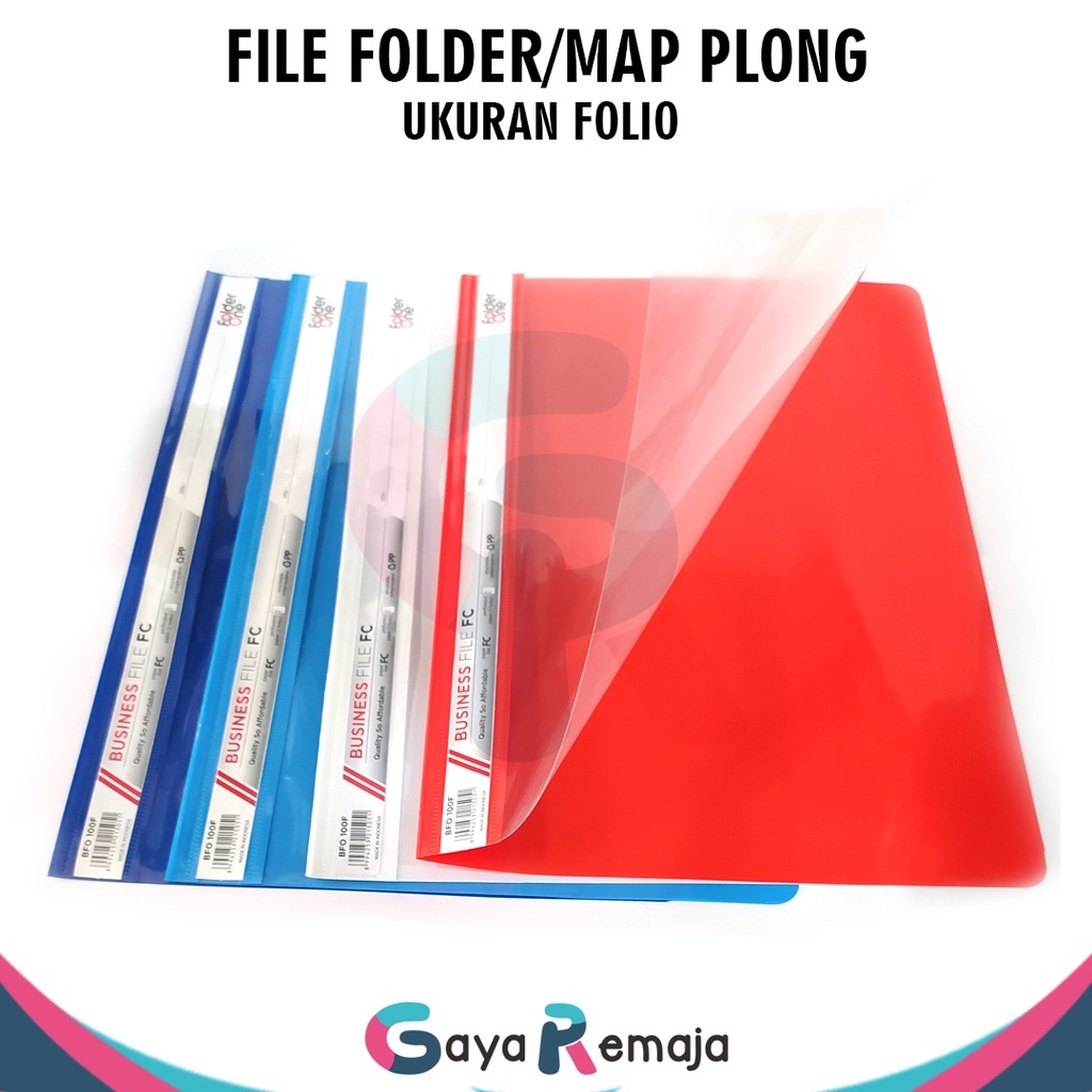 Jual Map Plastik Tali / Map Folio Tali Kancing / 1 pcs Map Tali Polos ...