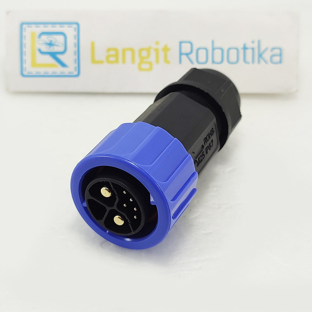 Jual Konektor Charger Motor Listrik M23 EV Connector Waterproff M 23 ...