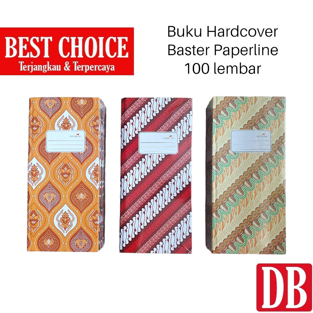 Jual Buku Baster Hardcover Paperline 100 lembar (1 pcs) | Shopee Indonesia