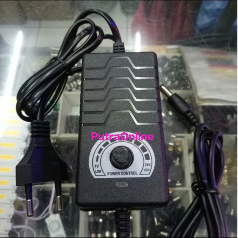 Jual Adaptor DC 1-24V 2A Universal input AC 100-240V Made in China ...