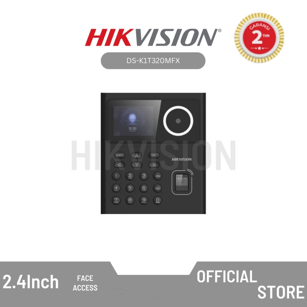 Jual Mesin Absen DS-K1T320MFX - HIKVISION ACCESS CONTROL MESIN ABSENSI ...