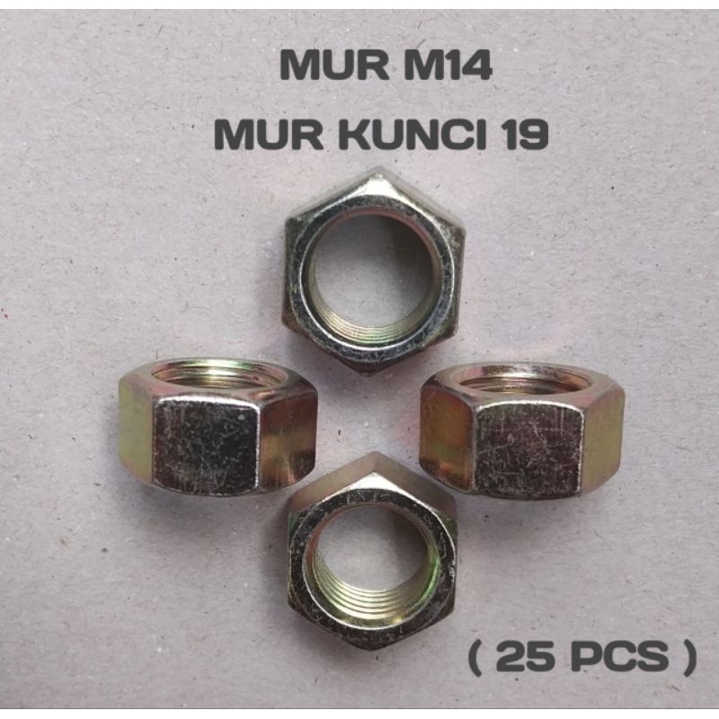 Jual MUR M14 MUR KUNCI 19 KUNING ( 25 PCS ) | Shopee Indonesia