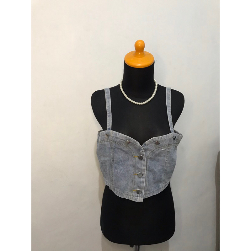 Jual tangtop jeans second | Shopee Indonesia