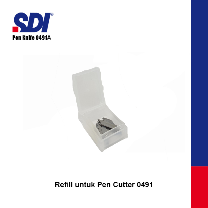 Jual SDI 0491A Pen Cutter Blade Refill / Isi cutter pen cutter | Shopee ...