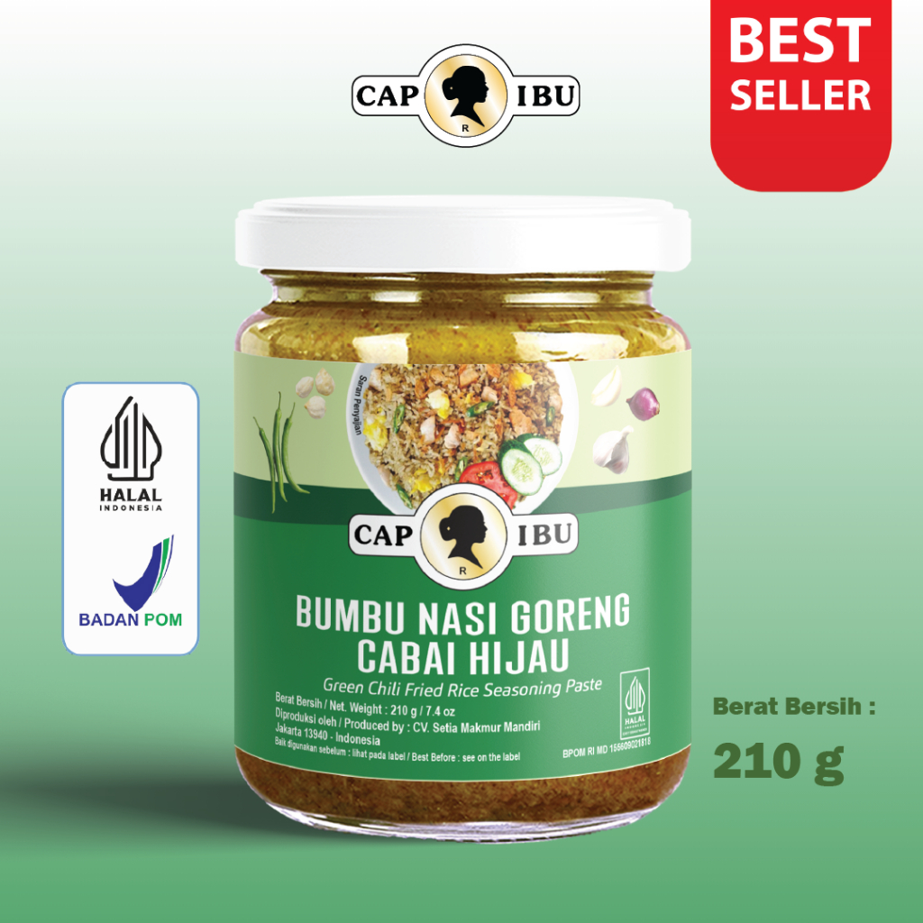 Jual CAP IBU Bumbu Nasi Goreng Cabai Hijau | Shopee Indonesia