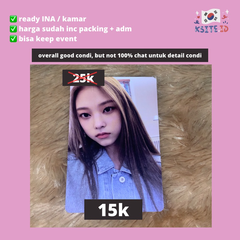 Jual PHOTO CARD PC OFFICIAL NEWJEANS HAERIN WEVERSE VER | Shopee Indonesia