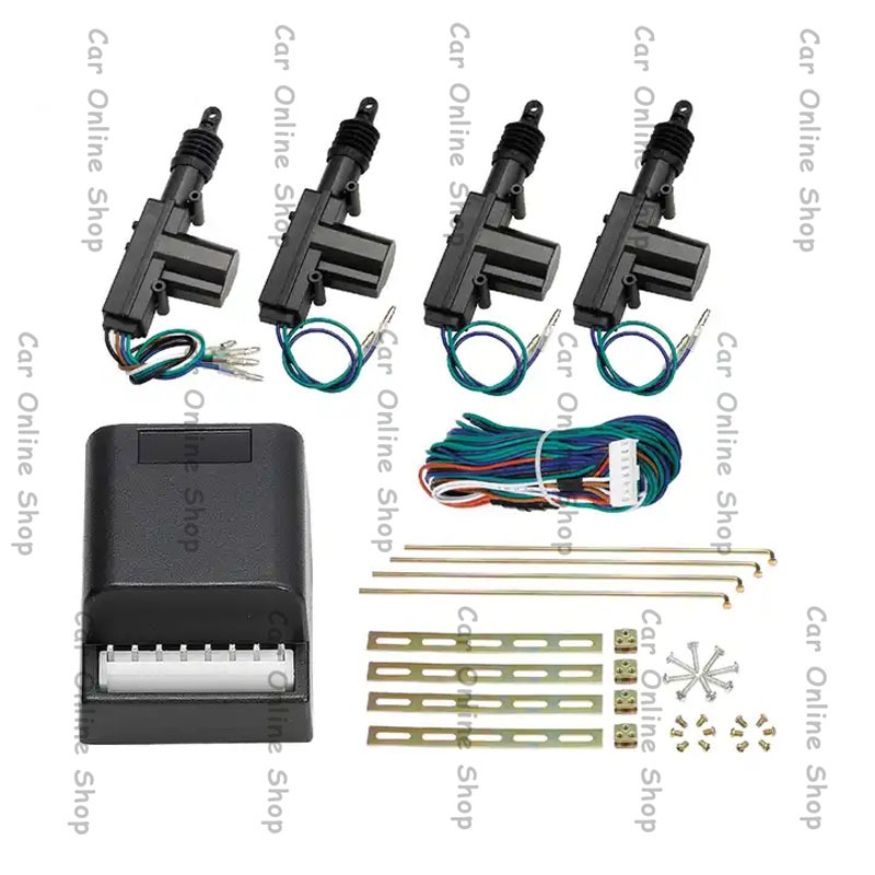 Jual Central Lock Mobil Universal 4 pintu SET UNIVERSAL 360° Pengunci ...