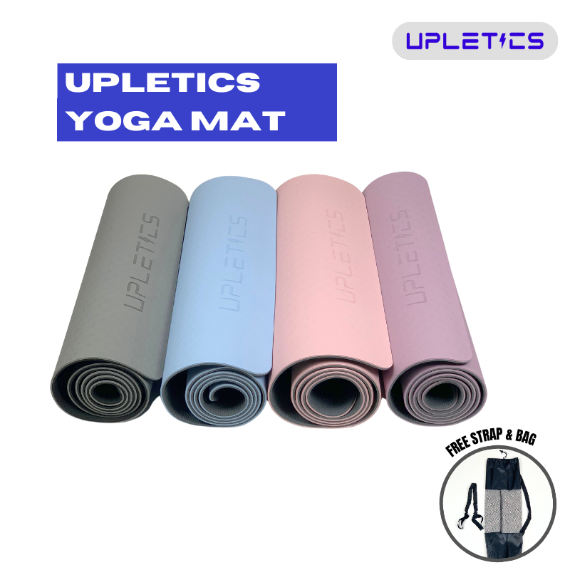 Jual Upletics TPE Yoga Mat Anti Slip [Free Tas & Strap] | Matras Yoga ...