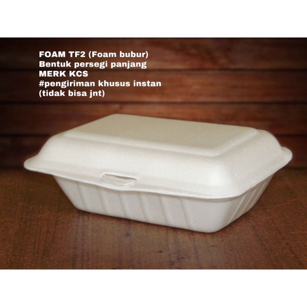 Jual Foam / Sterofoam / Styrofoam Lunch Box, Styrofoam Burger, Tempat ...