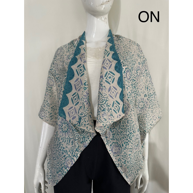 Jual Outer Batik/Cardigan/Atasan Batik / Top Batik | Shopee Indonesia