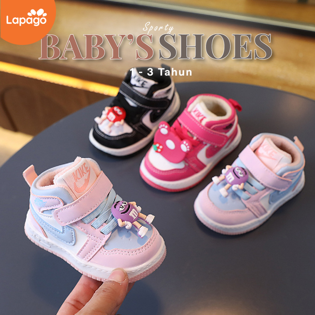 Jual LAPAGO FREE BOX Sepatu Sandal Anak Bayi Perempuan Pesta Size 1 - 3 ...