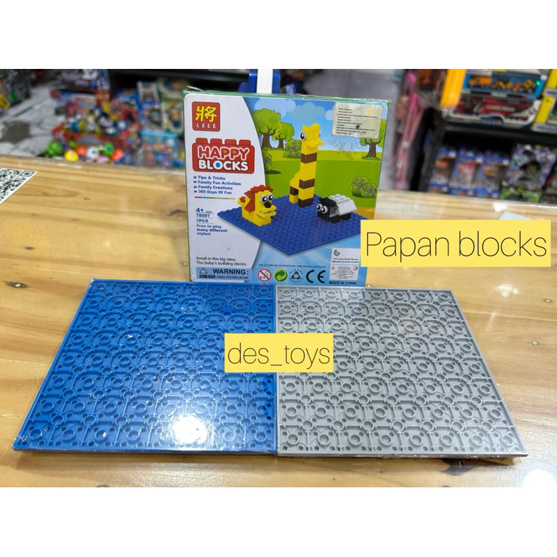 Jual MAINAN ANAK PAPAN ALAS BLOCKS MINI KECIL HAPPY BLOCK | Shopee ...