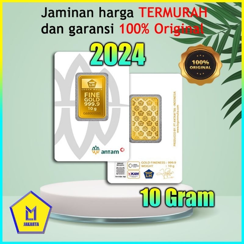 Jual LM EMAS ANTAM 10 GRAM, LOGAM MULIA TERBARU | Shopee Indonesia