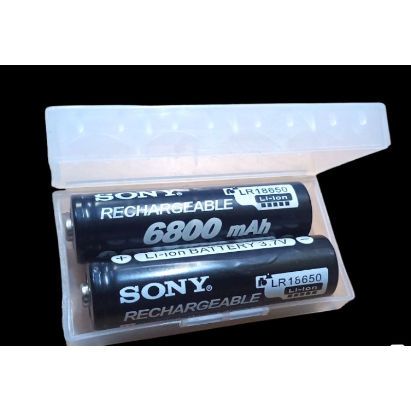 Jual Baterai Sony 18650 6000 - 6800 Mah 3,7 Volt Rechargeable Li-ion | Shopee Indonesia
