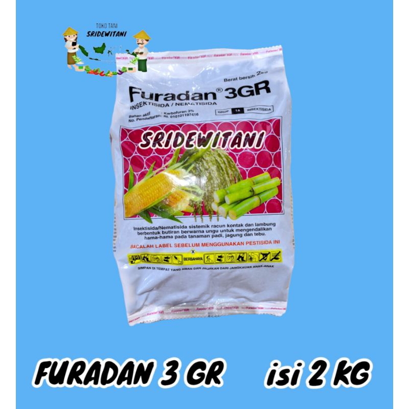 Jual FURADAN 3GR ISI 2 KG Kemasan Pabrik Insektisida Pengendali Semua ...