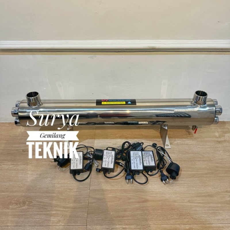Jual UV 48 GPM Ultaviolet Water Sterilizer 48GPM UV 4 Lampu Industrial | Shopee Indonesia