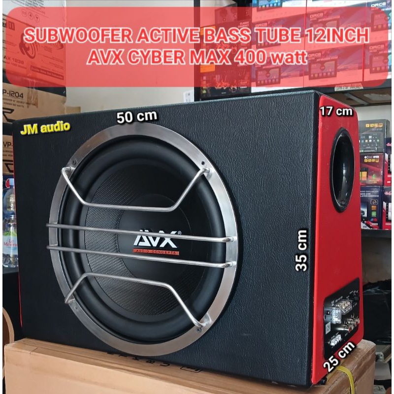 Jual Speaker Subwoofer BASS TUBE ACTIVE AVX AC-1268 MAX 350WATT ...