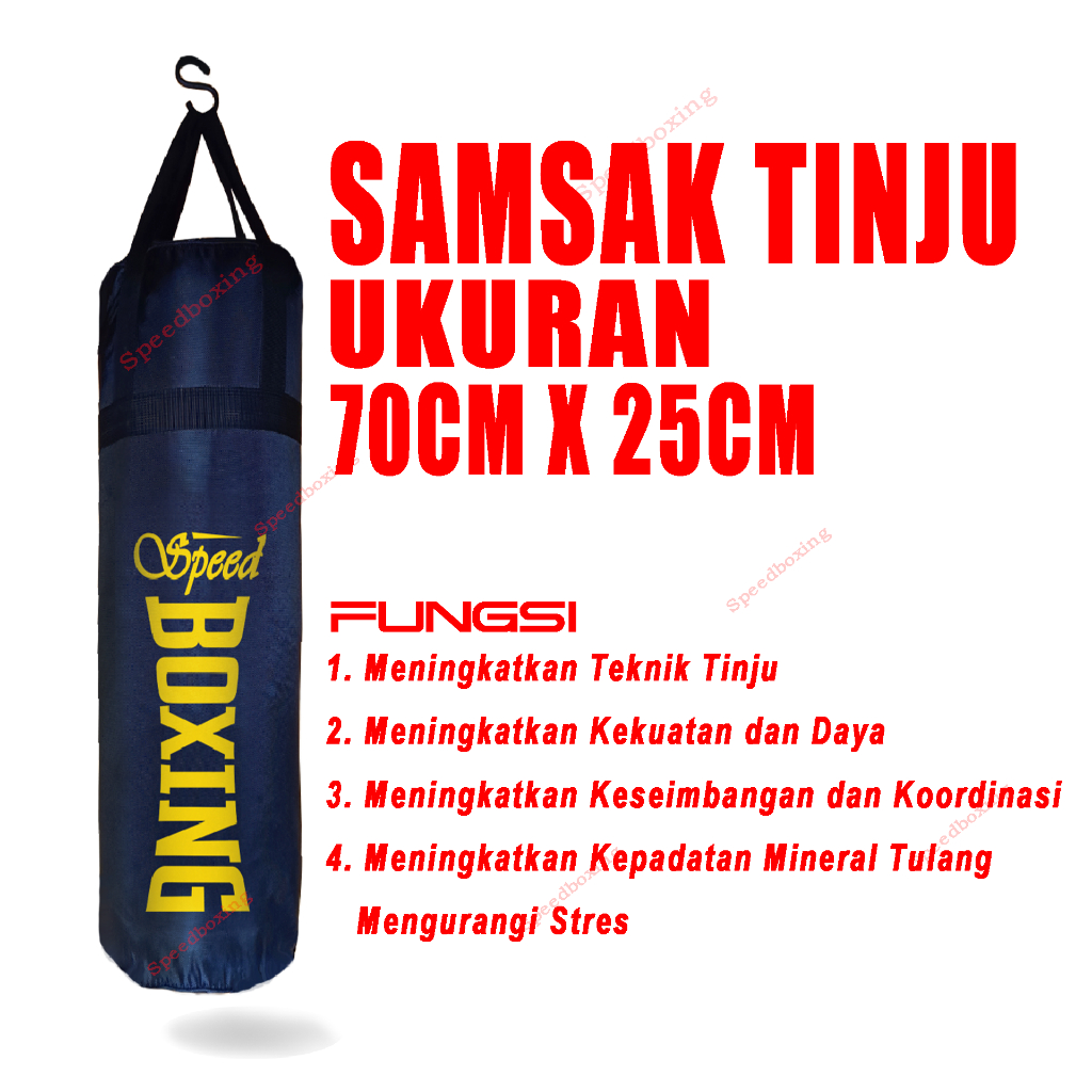 Jual Paket samsak tinju muaythai mma Ukuran 70cm - Samsak boxing mm ...