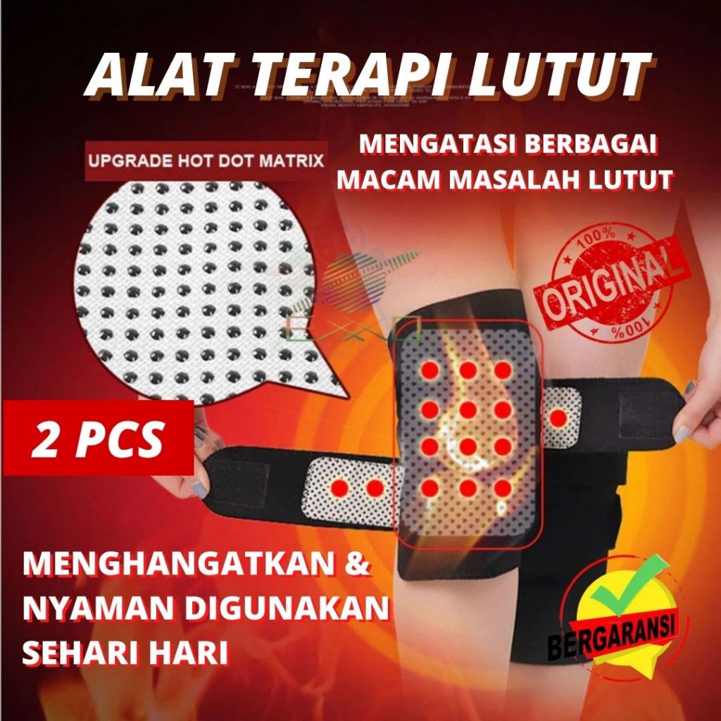 Jual 2PCS ( KANAN KIRI ) DEKER TERAPI PEMANAS LUTUT THERAPY MAGNETIK ...