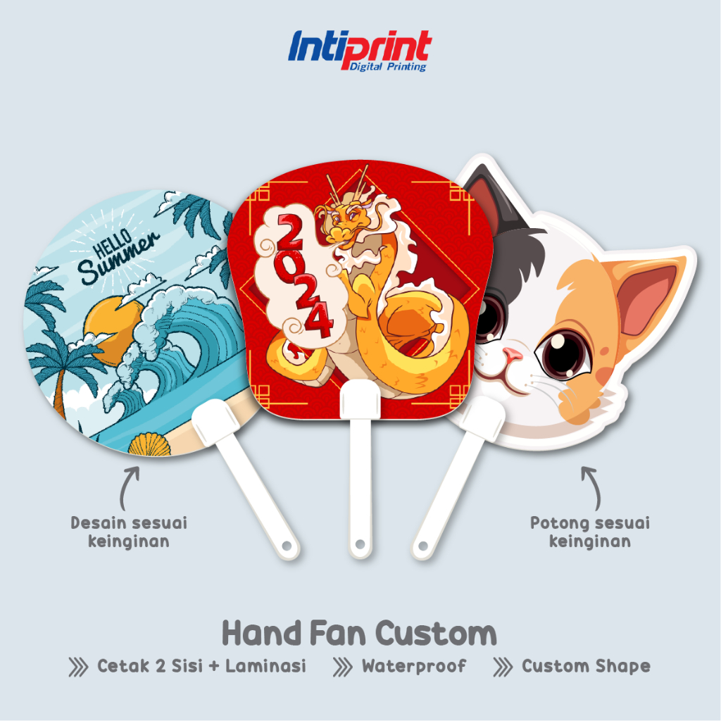 Jual Kipas Tangan Custom | Merchandise Hand Fan / Kipas Souvenir ...