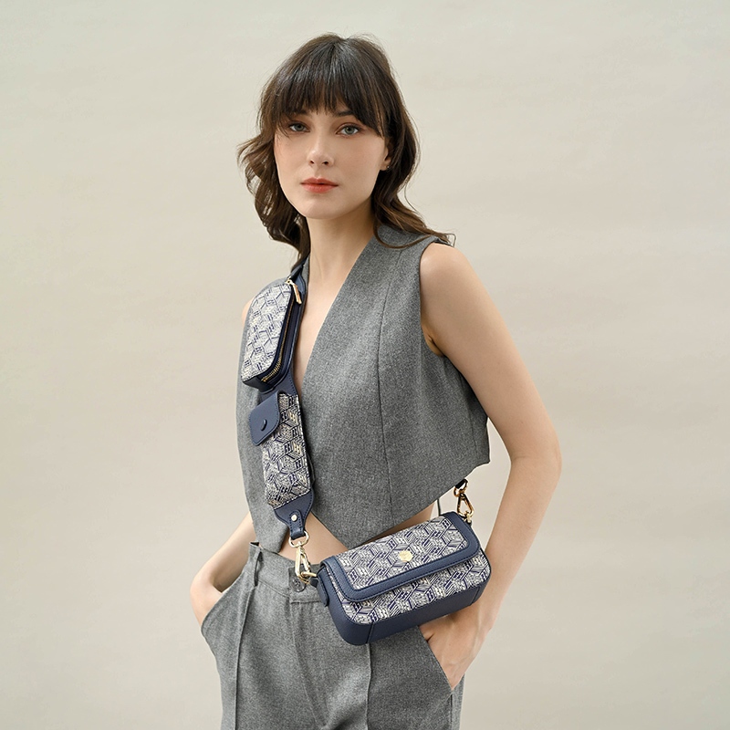 Jual Gobelini 1331 Neville Flap Crossbody Bag Cubical | Shopee Indonesia