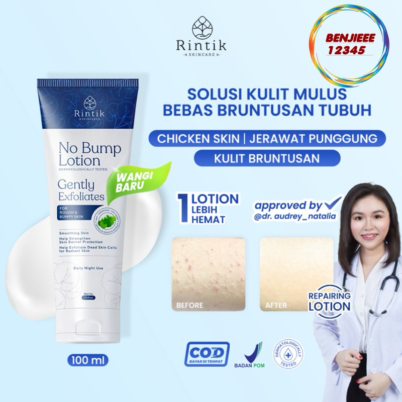 Jual Lotion Rintik no bump LOTION 100ml tubuh kulit bruntusan jerawat punggung chicken skin ...
