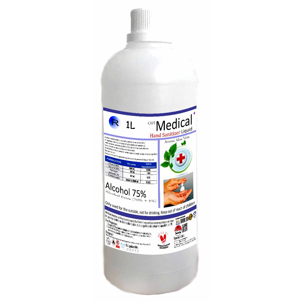 Jual hand sanitizer 1 liter dan 500 ml Cair dan gel all varian ...