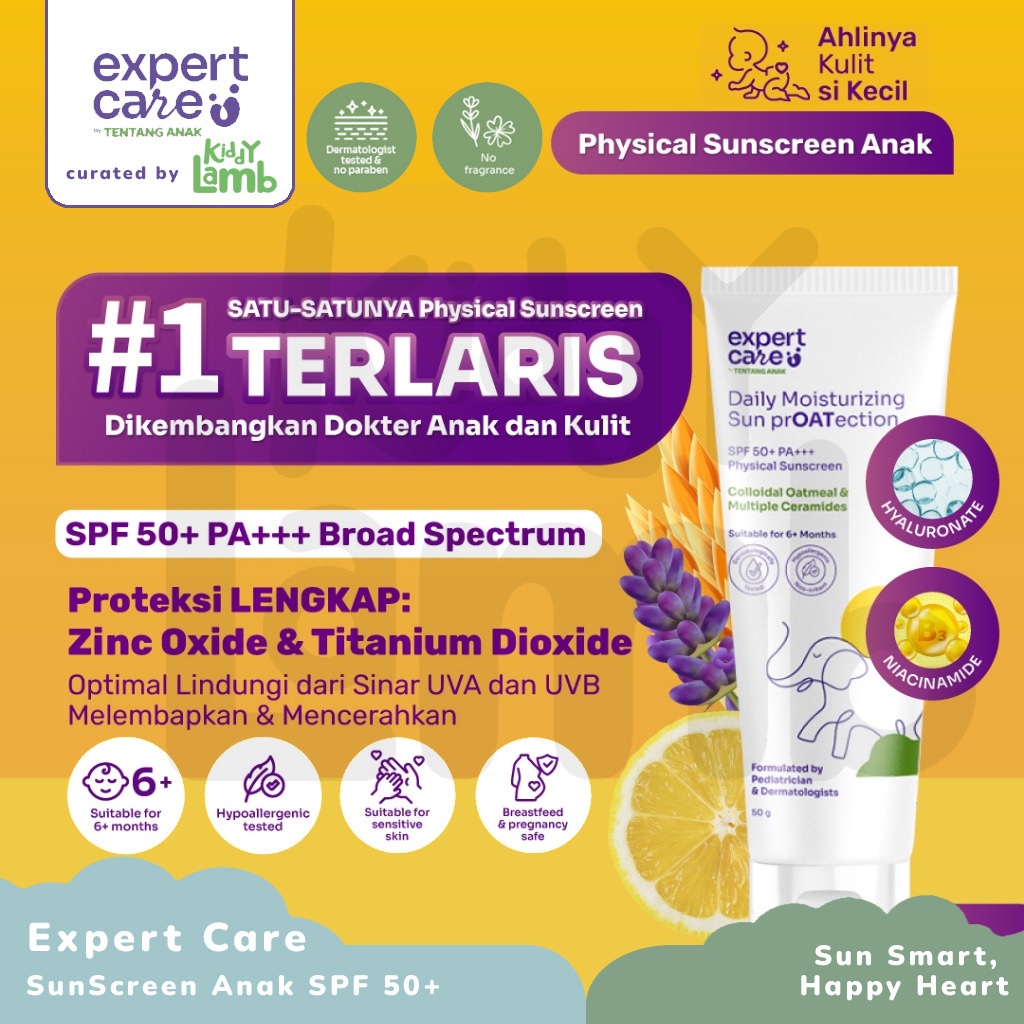 Jual Expert Care Physical Sunscreen SPF 50+ PA+++ | Sunscreen Anak ...