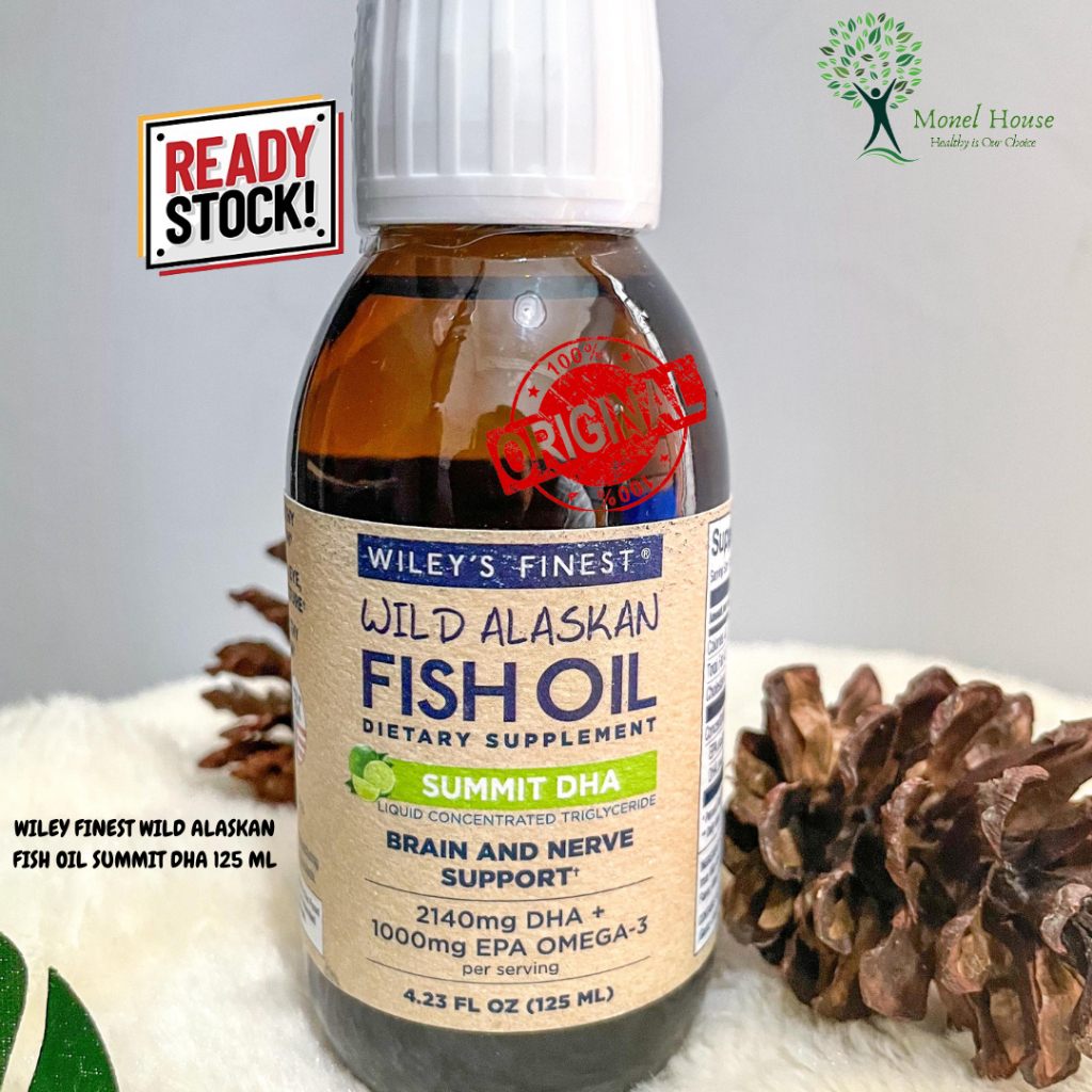 Jual [READY STOCK] WILEY FINEST WILD ALASKAN FISH OIL SUMMIT DHA 125 ML | Shopee Indonesia