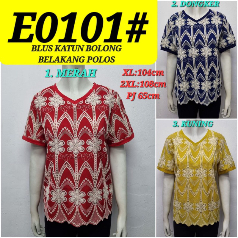 Jual Blouse bordir bunga segitiga | Shopee Indonesia