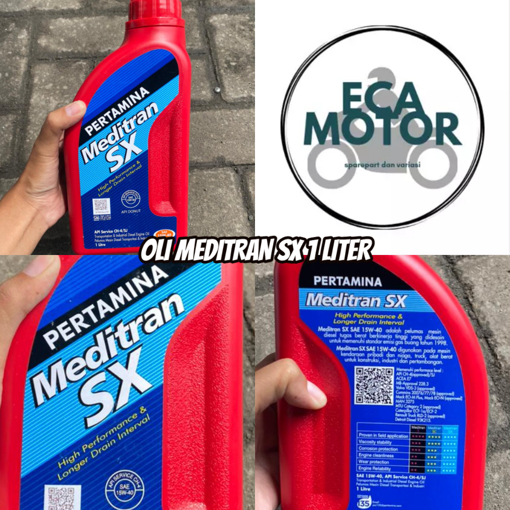 Jual OLI PERTAMINA MEDITRAN SX 15W-40 1L || OLI MEDITRAN SX SAE 15W-40 ...
