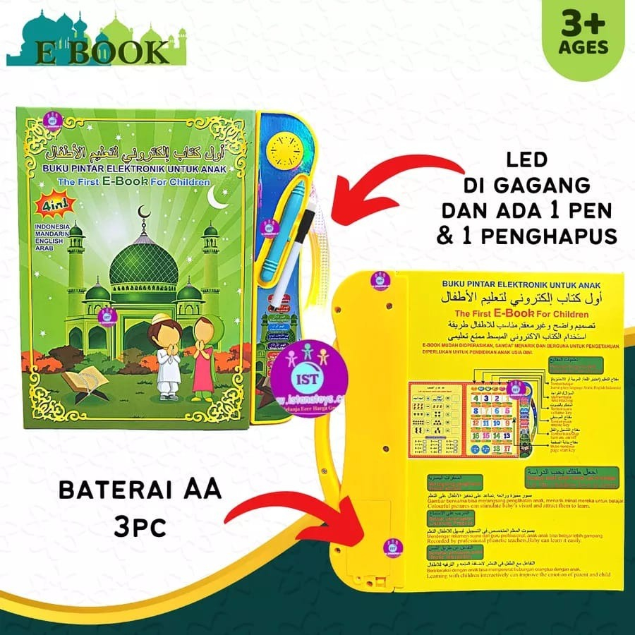 Jual Mainan Edukasi SNI Anak / E-Book Muslim / Ebook Islam 4 Bahasa ...