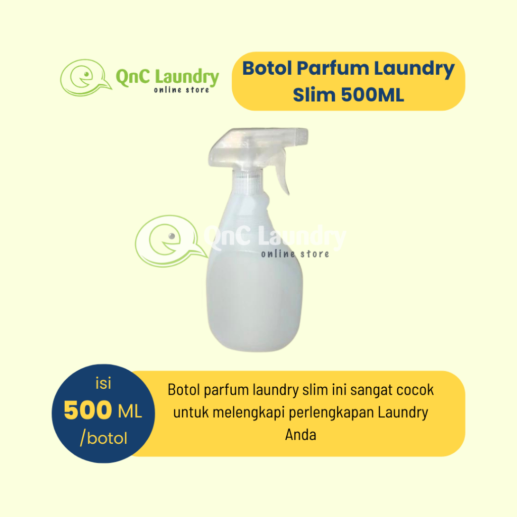 Jual Botol Parfum Laundry Slim HDPE 500 ML | Shopee Indonesia