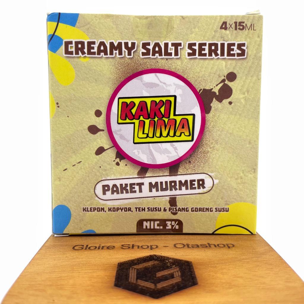 Jual SALT - Kaki Lima CREAMY PACK 4x15ml 3% Paket Murmer by KakiLima ...