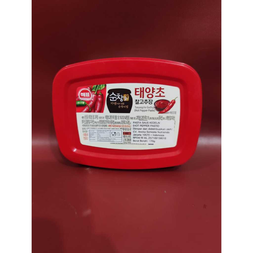 Jual Sajo Hot Pepper Paste Gochujang 170gr _ Saus Gochujang | Shopee ...