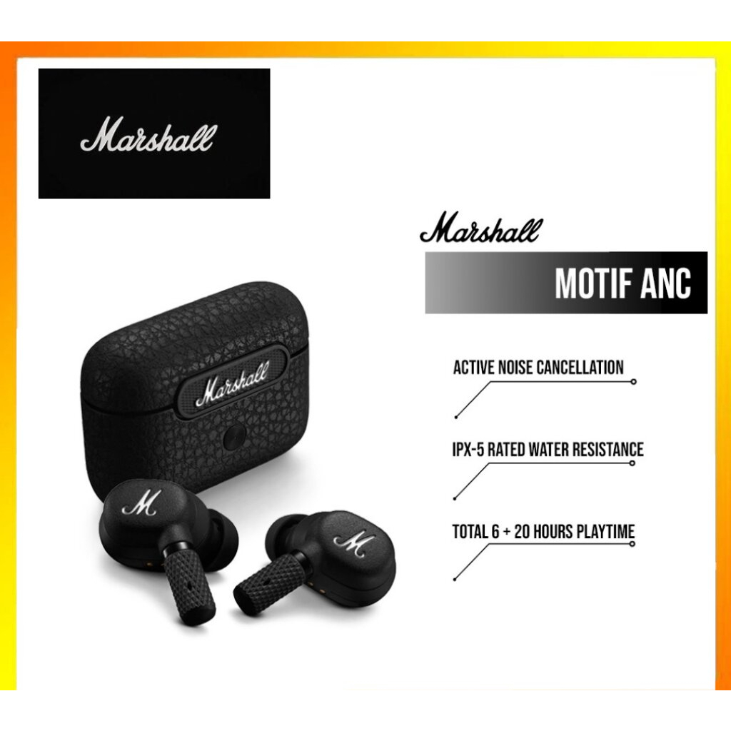 Jual Marshall MOTIF ANC Earphone Bluetooth Nirkabel Peredam Kebisingan ...