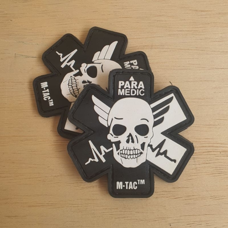 Jual patch rubber logo para medic putih - tempelan emblem karet ...