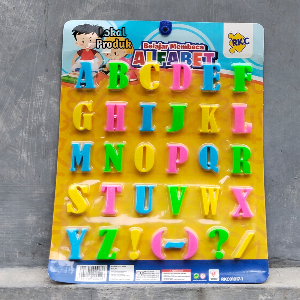 Jual Mainan Edukatif Anak Magnetic Bisa Di Tempel Di Kulkas Huruf ...