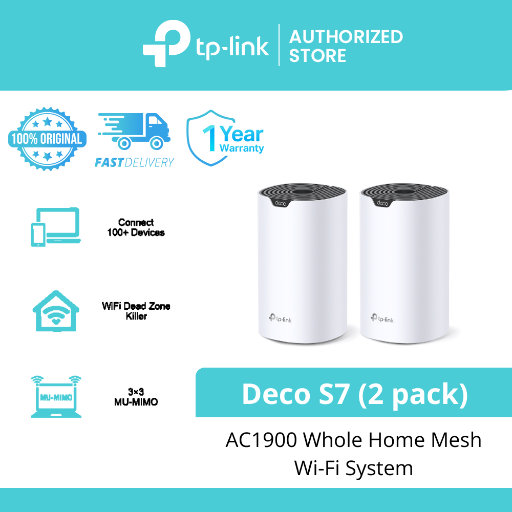 Jual TP-LINK Deco S7(2-pack) AC1900 WiFi 6 Mesh Dual Band Mesh Router ...