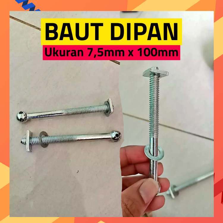 Jual Baut Dipan - Baut Ranjang - Besi Tengkorak - Mur Baut Bulat ...