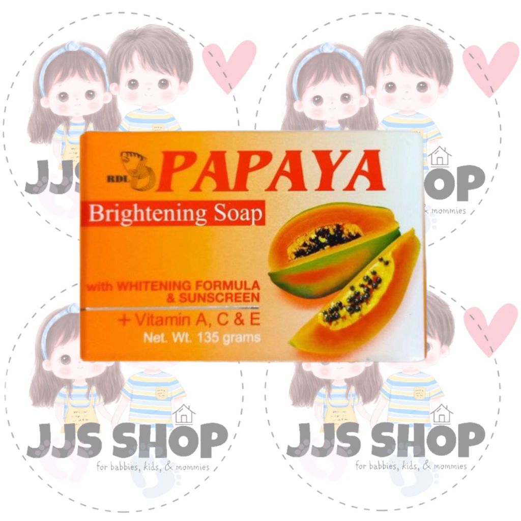 Jual RDL SABUN PAPAYA BRIGHTENING SOAP 13G5GR | Shopee Indonesia