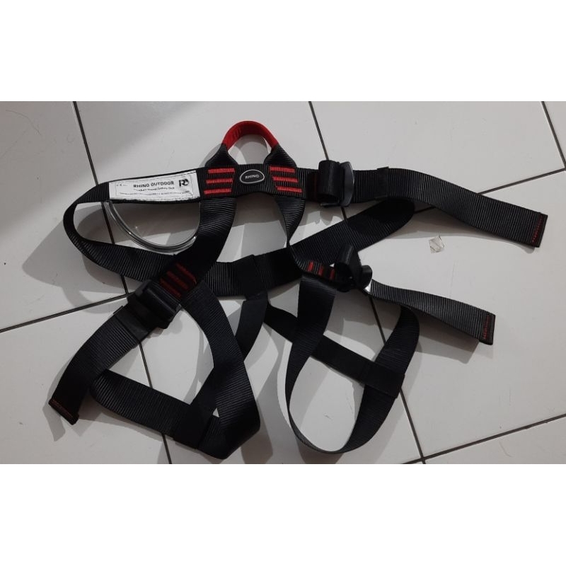 Jual sit harness rhino, gym harness, club harness, safety belt ...