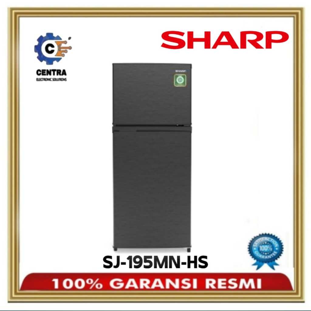 Jual Sharp Kulkas 2 pintu SJ195MNHS - Kirei Series SJ195MNHS GARANSI RESMI | Shopee Indonesia