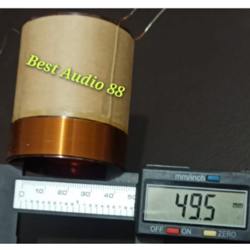 Jual Spul Spol spool speaker mobil Double coil voice 49.5mm tinggi 6cm ...